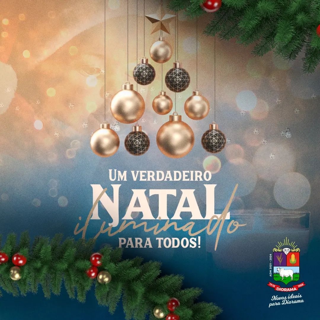 Feliz Natal! – Prefeitura Municipal de Diorama